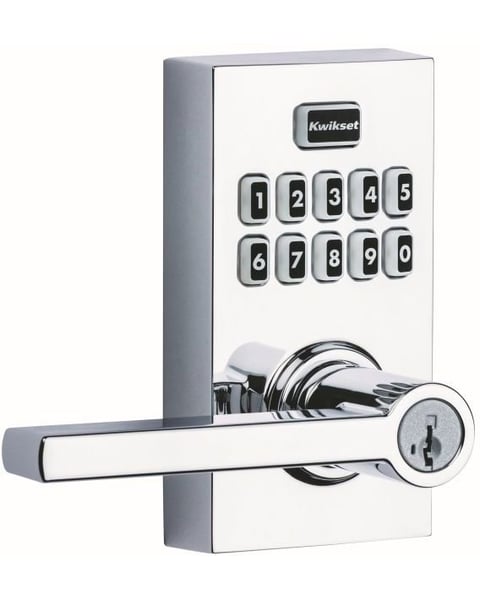 Kwikset 917HFL-26S, Smartcode Keypad Electronic with Halifax Door Lever ...