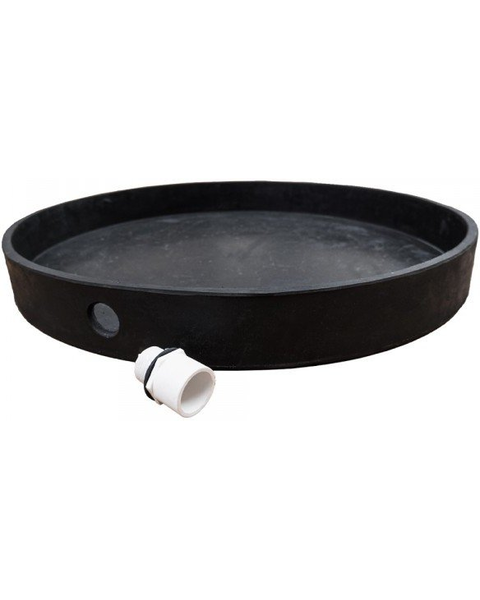 Killarney Metals KM-06403, 24 Inch Diameter Round Natural Rubber Drain ...