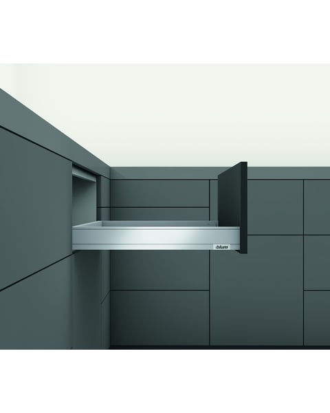 Blum 770N50S0I, 20 Inch Length Series N LEGRABOX Metal Drawer System ...