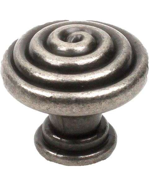 Century Hardware 20907-AP, Omega 1-3/8 Inch Diameter Aged Pewter ...