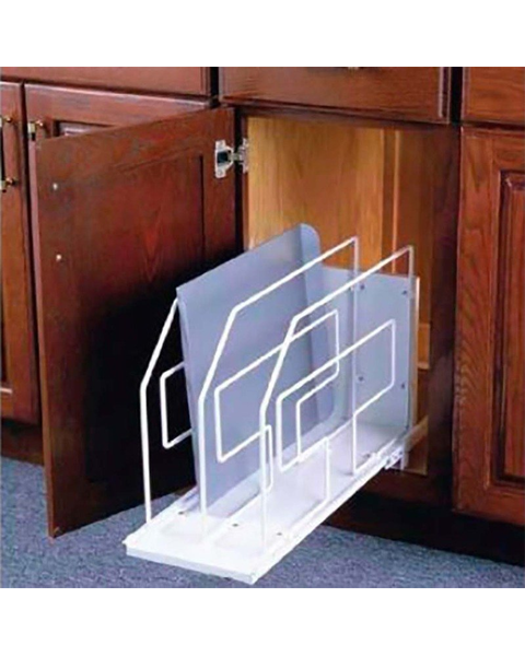 Knape and Vogt TDRO9-W, 9 Inch Length Rollout Tray Divider, White ...