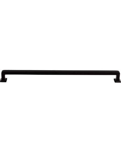 Top Knobs TK708BLK, 12 Inch Center to Center Transcend Ascendra Cabinet Pull, Flat Black ...