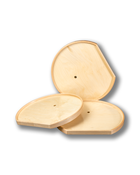 Century Components MAG22DSPF, Magnum Series 3 Shelf D-Shape Lazy Susan ...