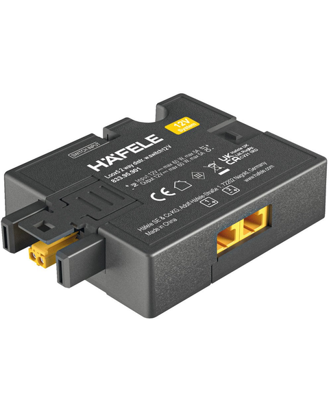 Hafele 833.95.901, Loox 12V 2-Way Distributor with Switch Function, 60W ...