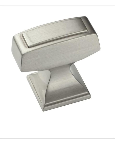Amerock BP53029G10, Mulholland 1-1/4 Inch Length Satin Chrome Cabinet Knob | CabinetParts.com
