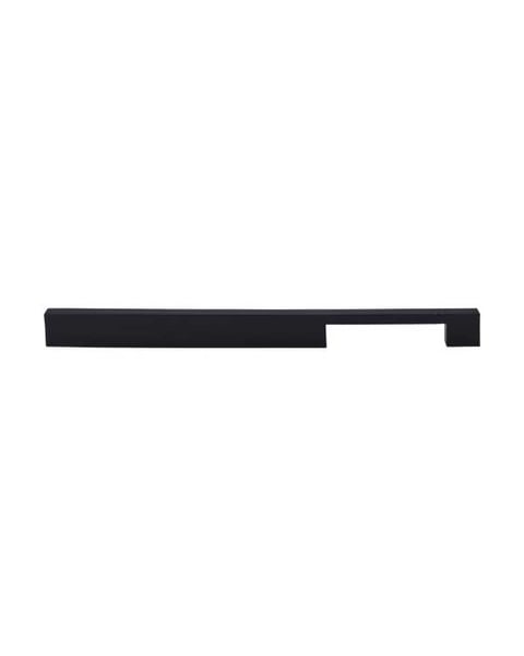 Top Knobs TK25BLK, 12 Inch Center to Center Sanctuary Linear Cabinet Pull, Flat Black ...