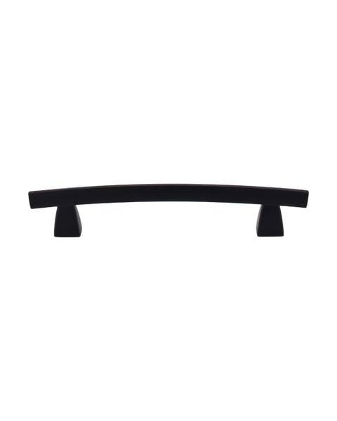 Top Knobs TK4BLK, 5 Inch Center to Center Sanctuary Arched Cabinet Pull, Flat Black ...