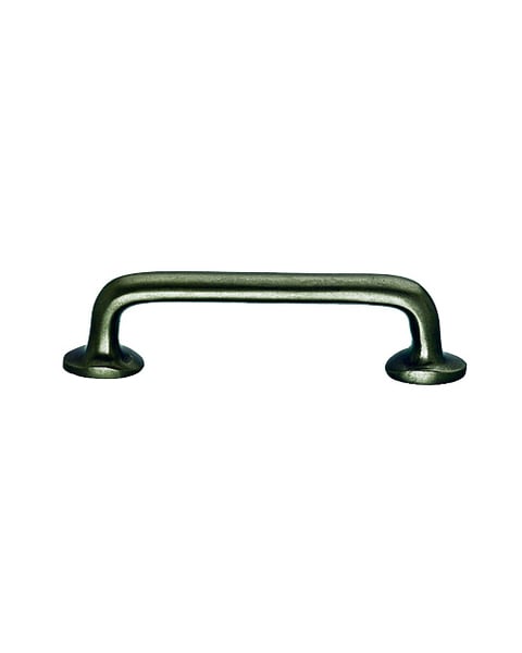 Top Knobs M1385, 4 Inch Center to Center Aspen Rounded Cabinet Pull, Silicon Bronze Light ...