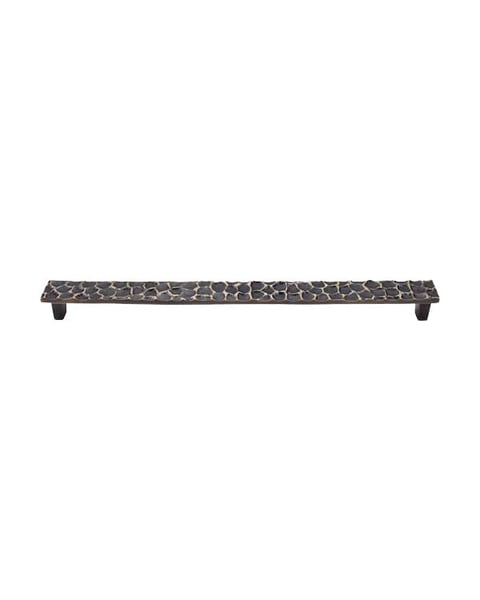 Top Knobs TK309BA, 12-9/16 Inch Center to Center Cobblestone Cabinet Pull, Brass Antique ...