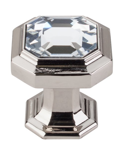 Top Knobs TK390PN, 1-1/8 Inch Length Chareau Crystal Octagon Emerald ...