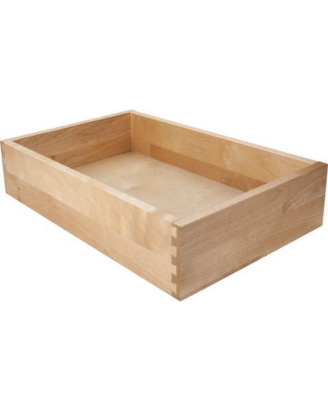 Maple 22" Depth Drawer Box for 24" Opening Width x 4-1/2" Minimum ...