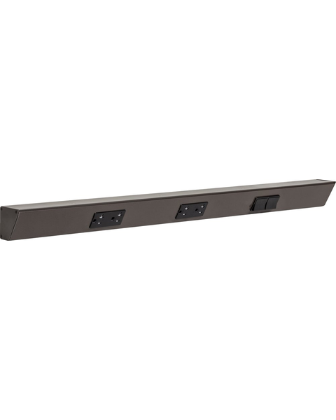 Task Lighting TRS30-3B-BZ-RS, 30 Inch Length TRS Angle Power Strip ...