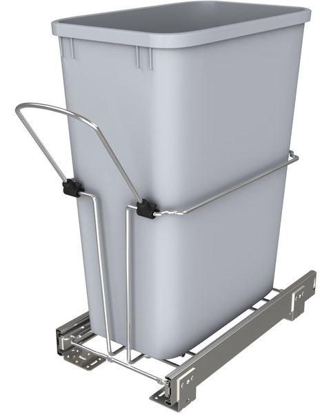 Rev-A-Shelf RUKD-932-1, 32 Quart Single Trash Pull-Out Waste Container ...